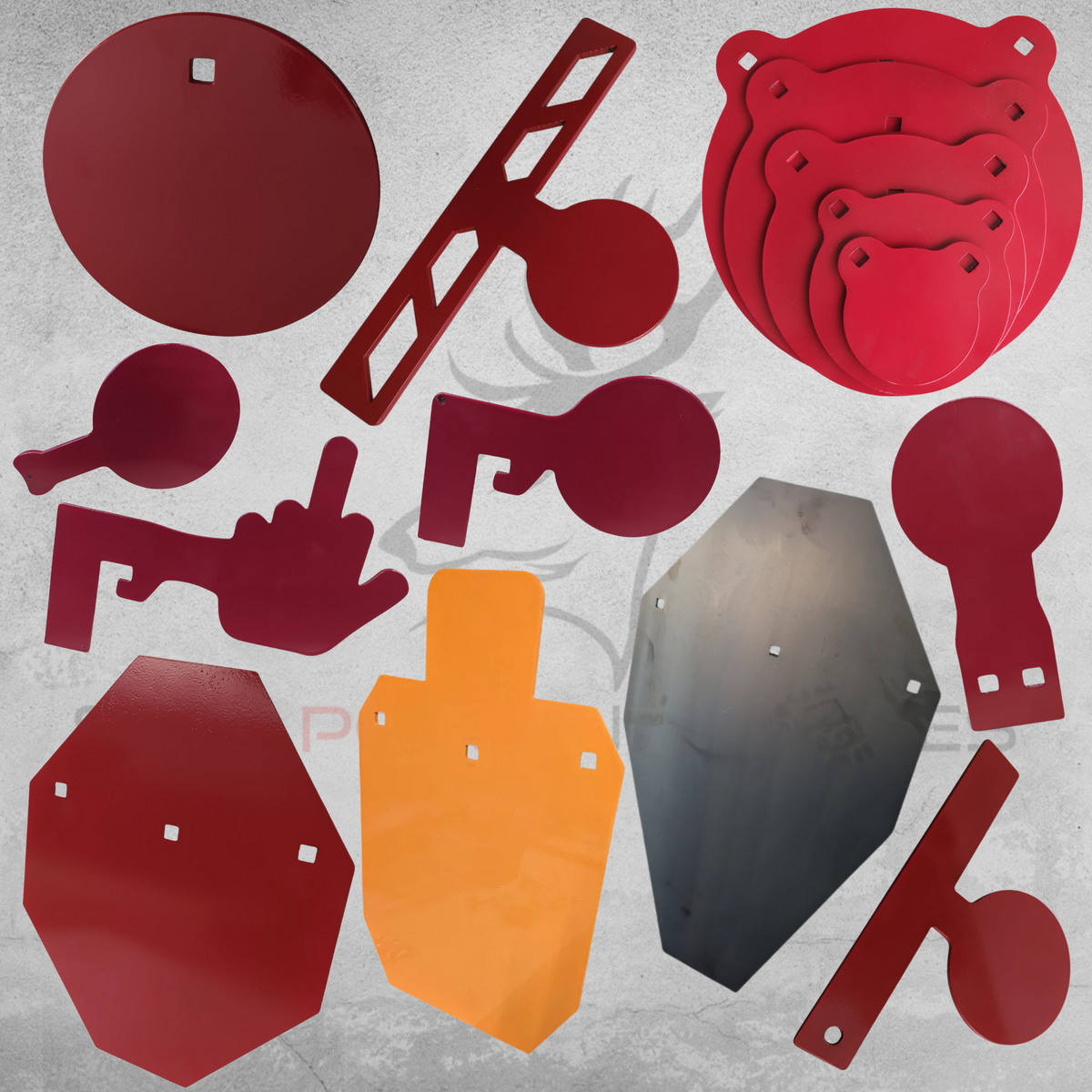 Steel Gongs, Paddles and Target Plates – Stag Point Industries