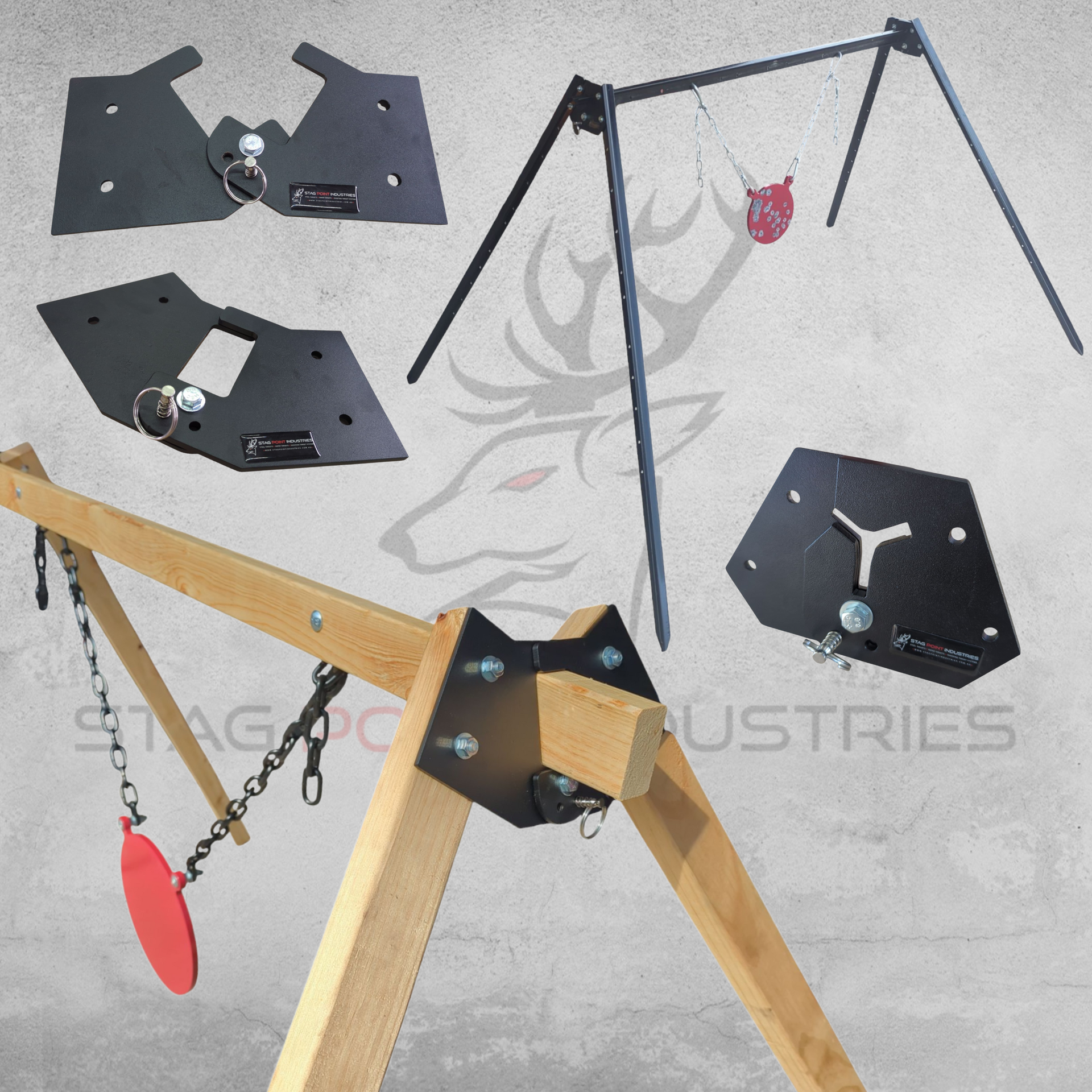 Long Range Gong Stands – Stag Point Industries